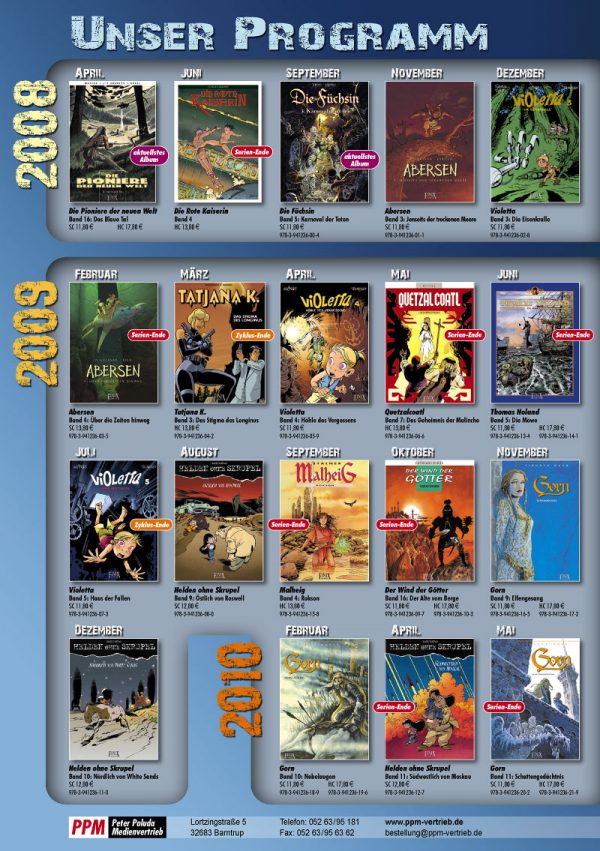 Programm 2009 – Finix Comics