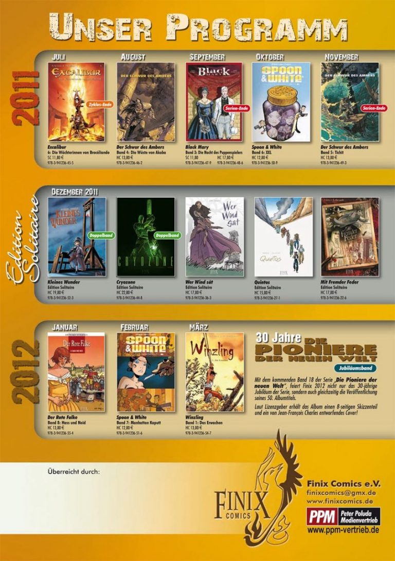Winterprogramm 2011 – 2012 – Finix Comics
