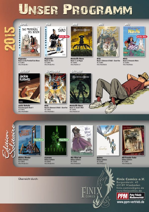 Sommerprogramm 2015 – Finix Comics