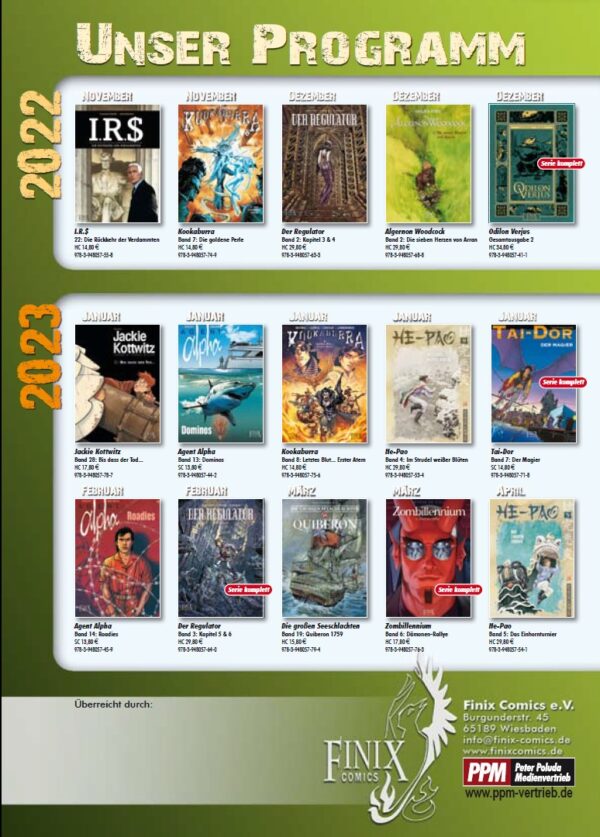 Programm 2022/2023 – Finix Comics