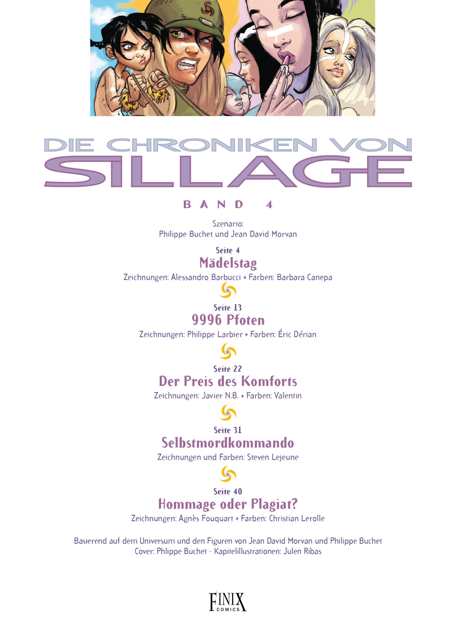 Die Chroniken von Sillage 4 – Finix Comics